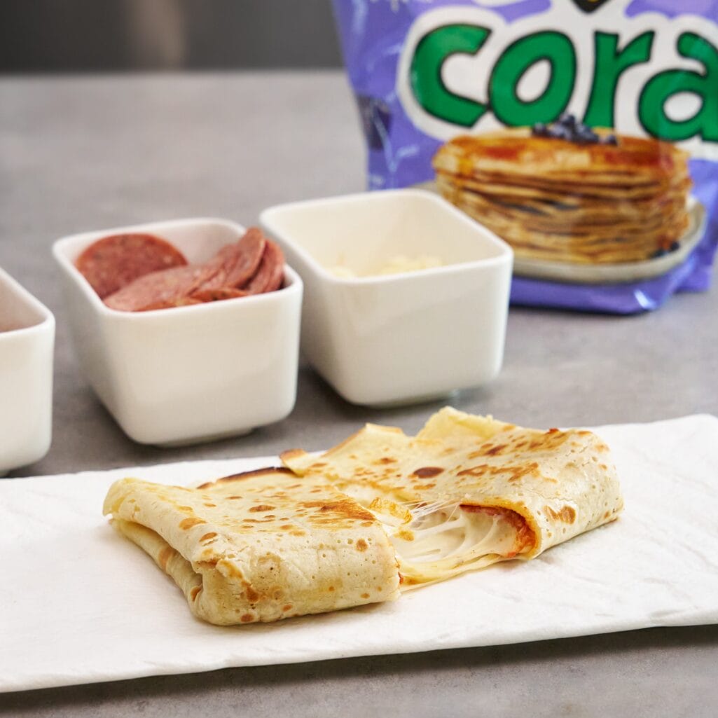 Crêpes pizza – Cora Déjeuners et dîners